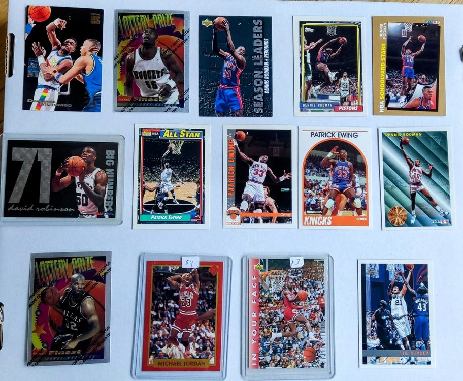 300+ Vintage & Modern NBA Trading Card Lot (Jordan, RC's.) | Kaufen auf ...