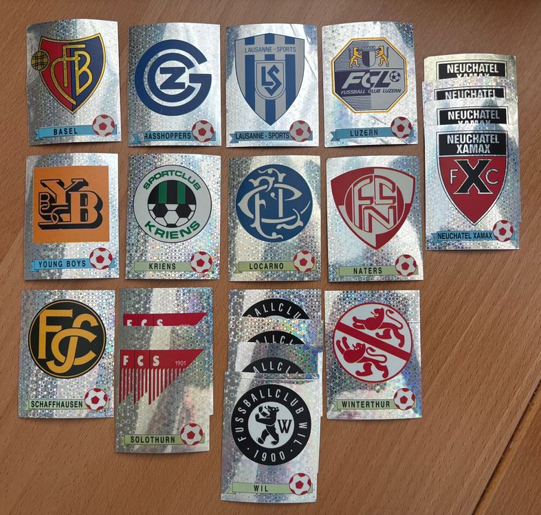 Panini Football Schweiz 1996 20x Stickers (Gebraucht) in Esslingen für ...