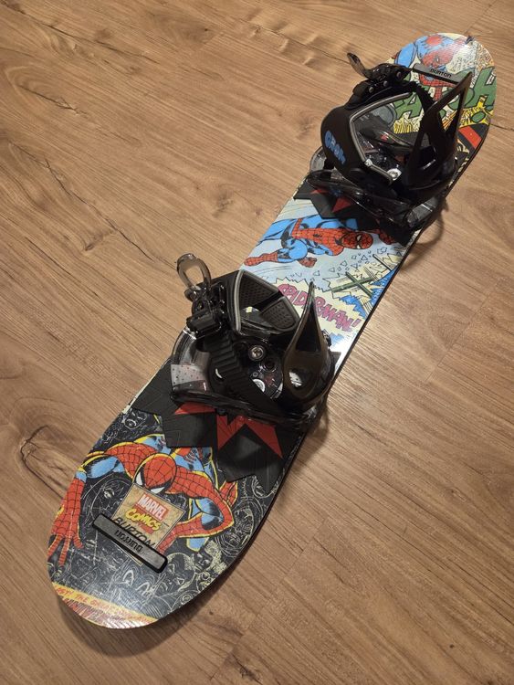 Iconic Burton Marvel Comics Snowboard with Bindings, 90 cm (Gebraucht ...