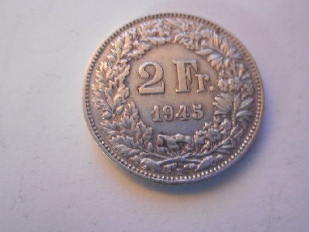 2 Fr. 1945 silber (Gebraucht) in Kriegstetten für CHF 6.65 – mit Lieferung auf Ricardo kaufen