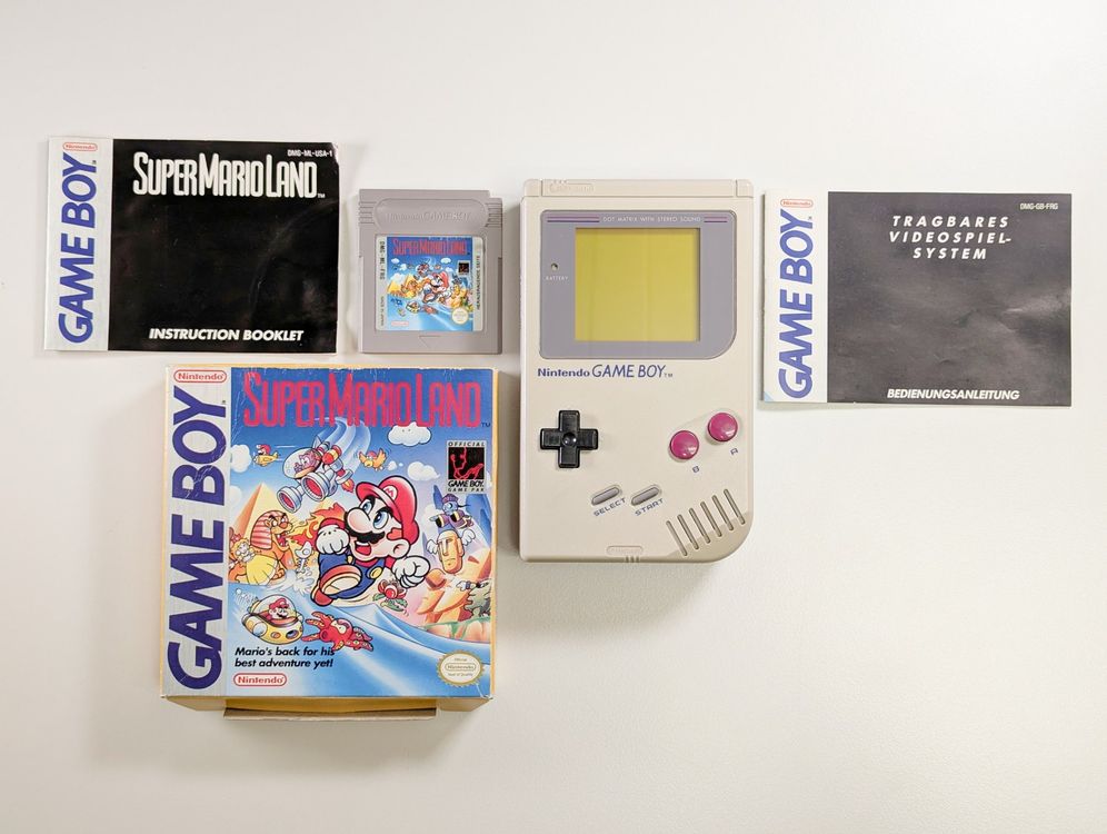 Nintendo Game Boy, Spiel Super Mario Land und Memorabilia (Gebraucht ...