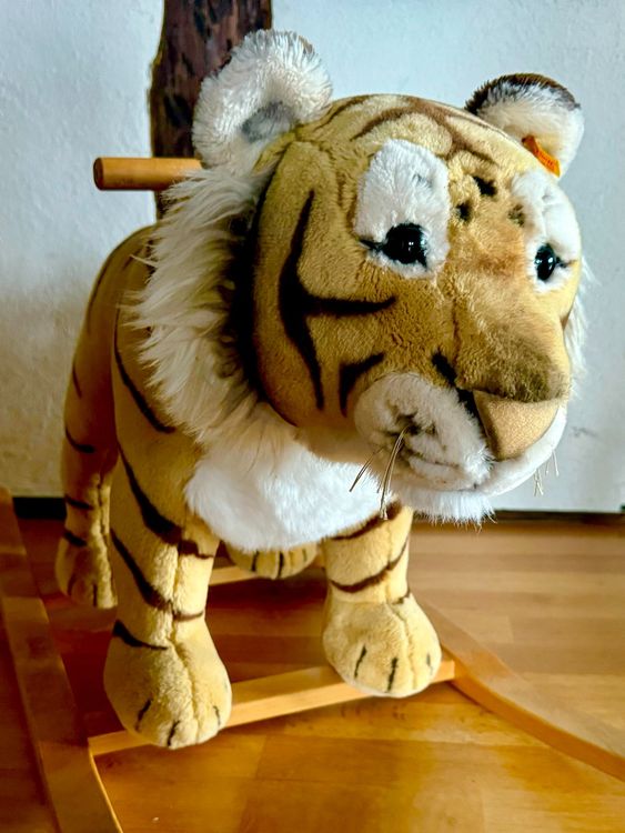 Schaukeltier Tiger - STEIFF Knopf im Ohr | Kaufen auf Ricardo