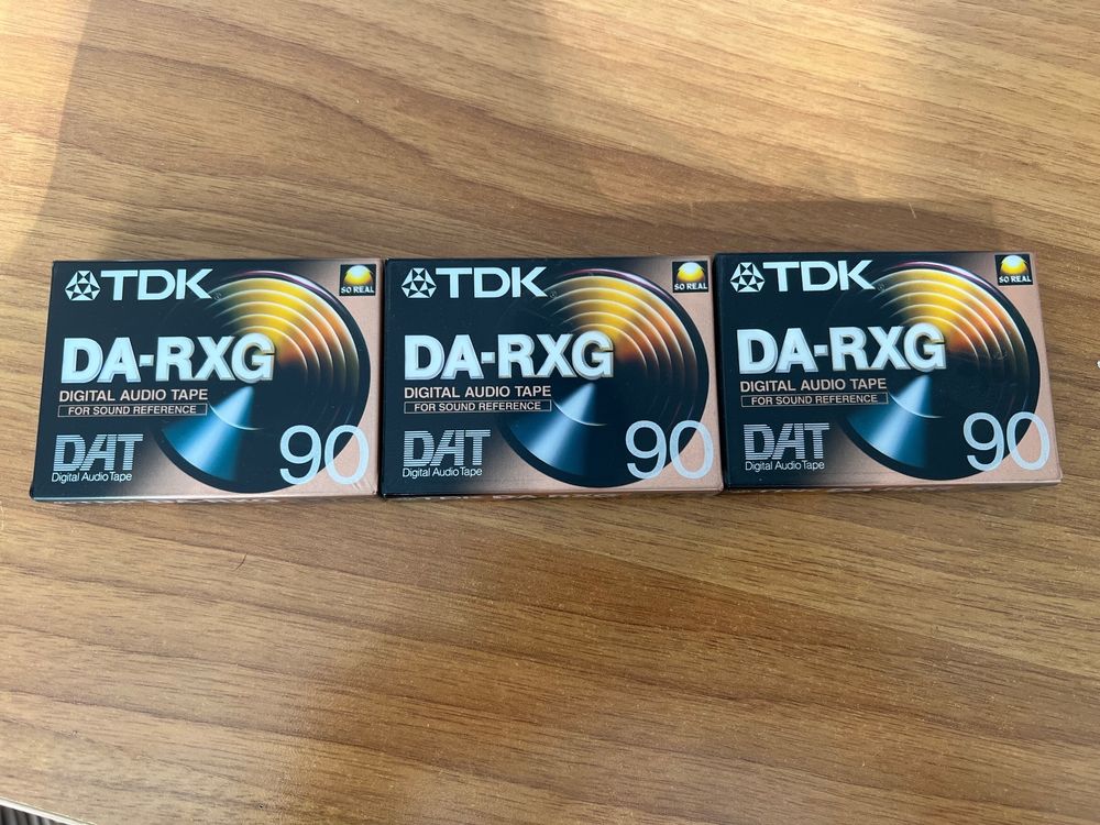 TDK 3x cassette audio DAT DA-RXG 90 neuve | Kaufen auf Ricardo