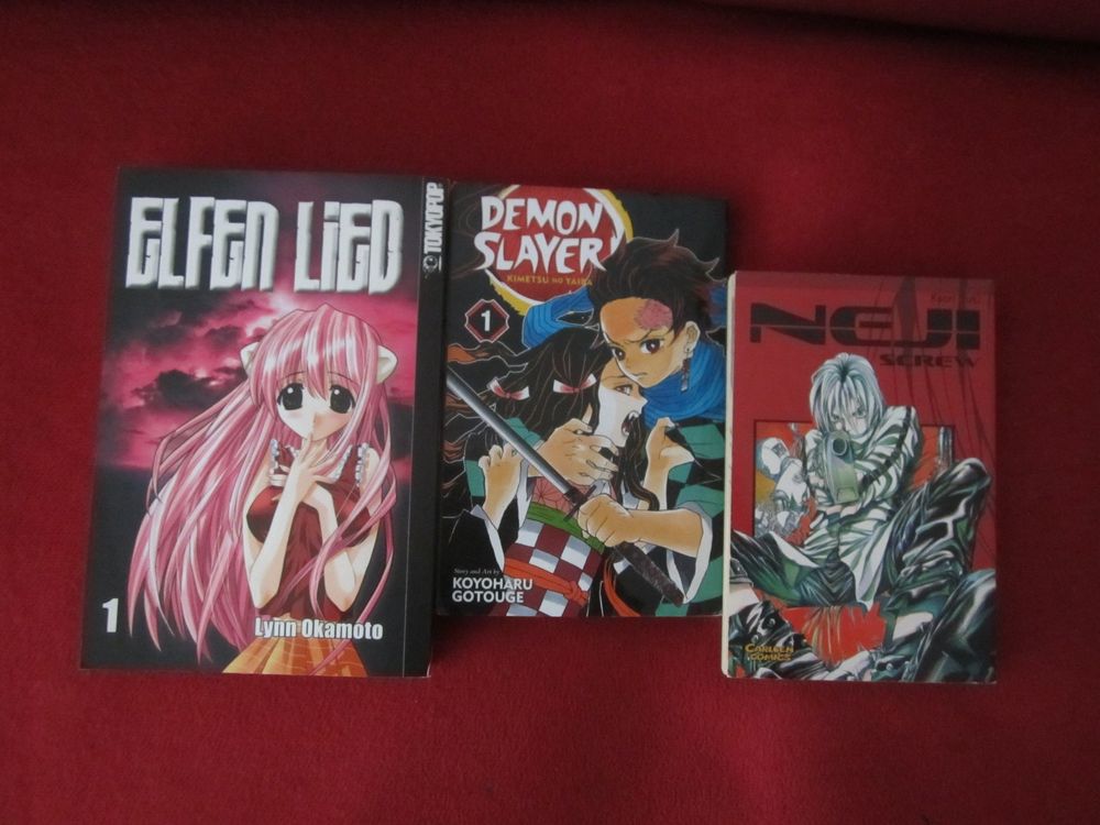 MANGA COMIC: DEMON SLAYER-ELFEN LIED-NEJI SCREW!!! (Gebraucht) in ...