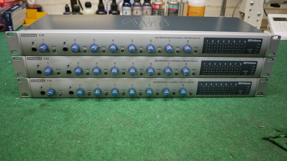 3 STK PRESONUS Digimax D8 ADAT Interface zur Erweiterung (Gebraucht) in ...