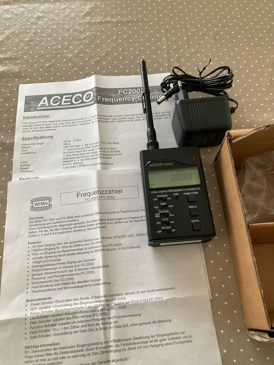Aceco FC2002 Funkfrequenzzähler (Gebraucht) in Ibach für CHF 49 – mit ...