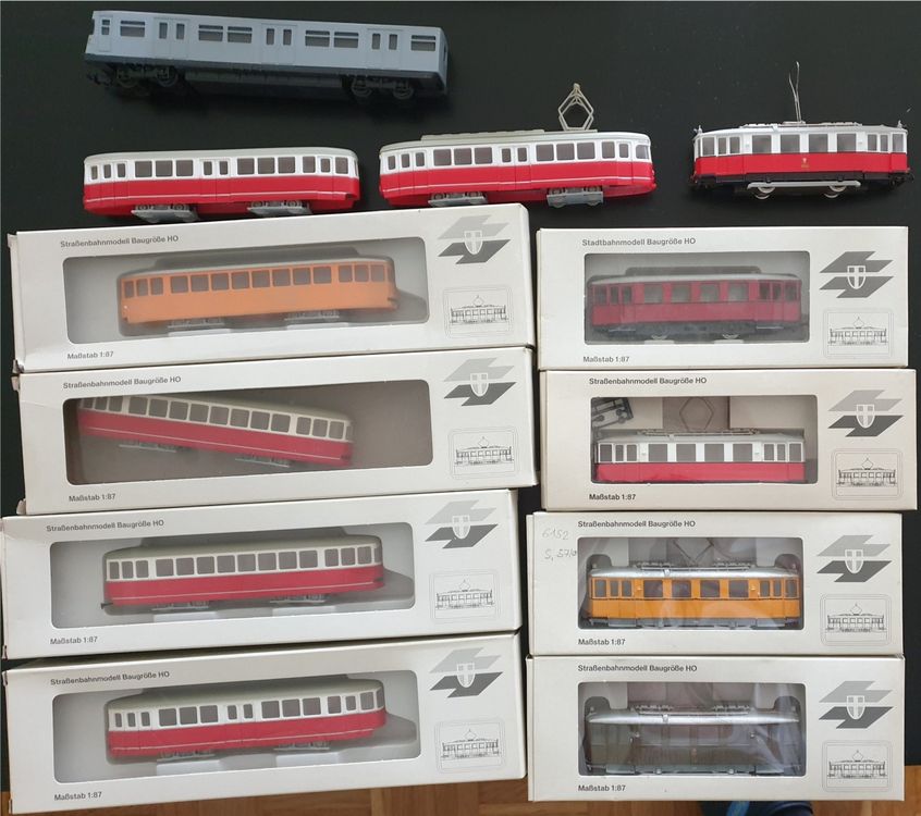Strassenbahn Tram Wien 12 Stück, einmal mit Motor H0 | Kaufen auf Ricardo