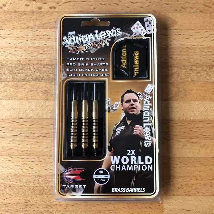 Target Adrian Lewis Gambit 18g Softtip (Neu und originalverpackt) in ...