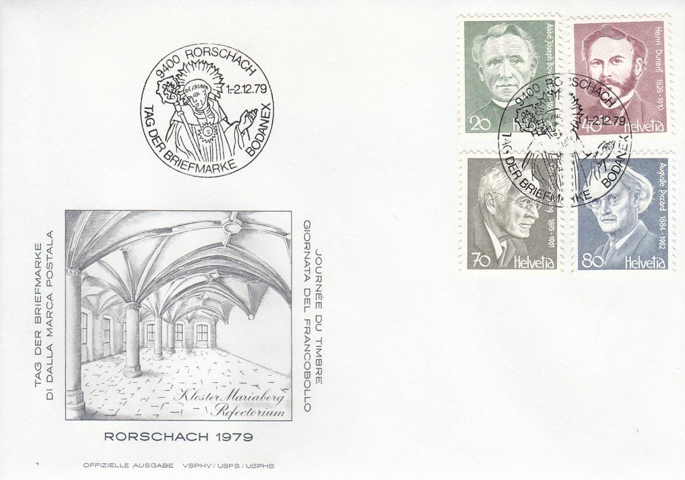 1979 Tag der Briefmarke 9400 Rorschach Sonderstempel | Kaufen auf Ricardo