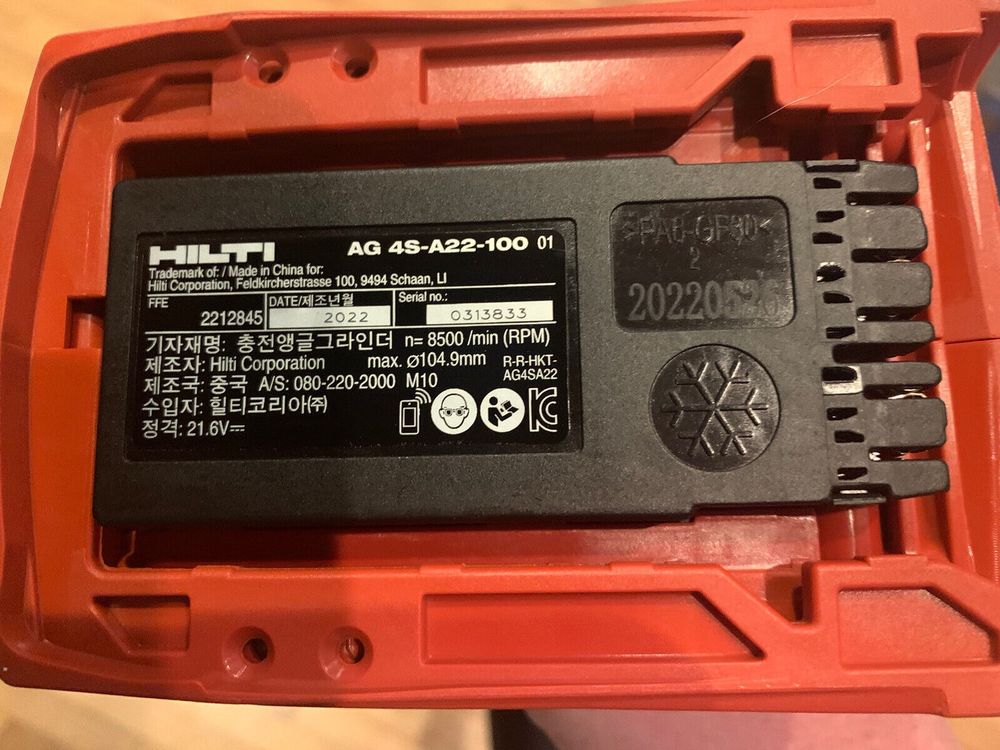 Hilti AG 4S-A22 Akku Winkelschleifer Neu | Kaufen auf Ricardo