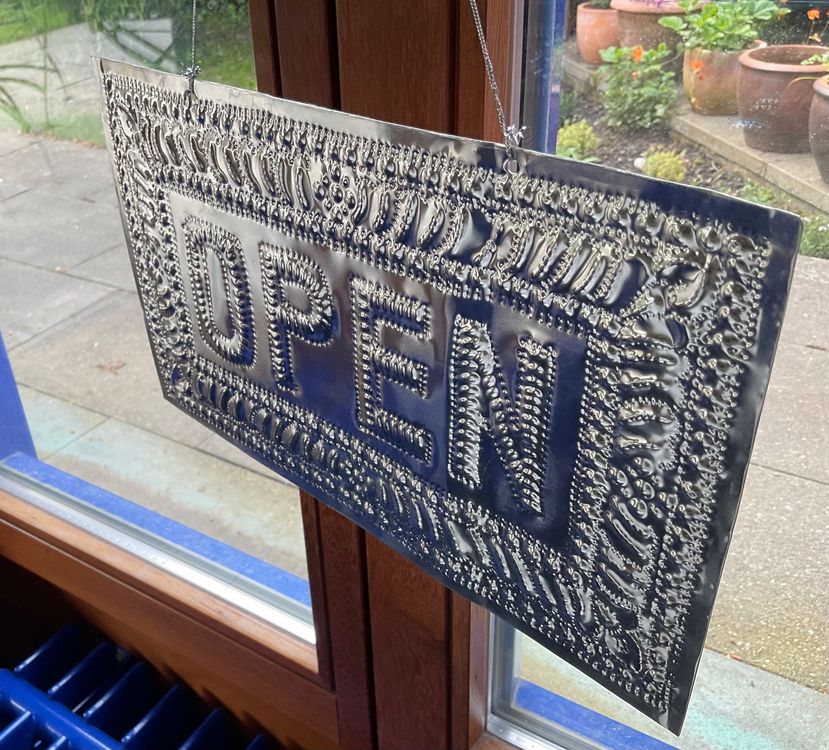 Türschild „open“ oder „closed“ - Alu - handmade | Kaufen auf Ricardo
