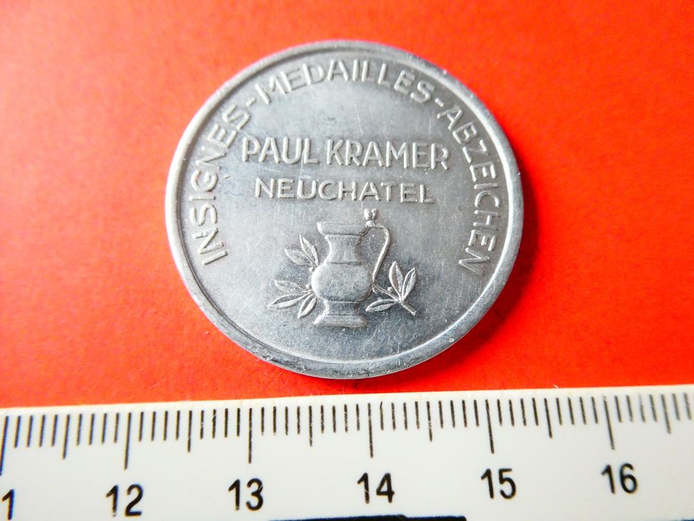 Landi-Medaille 1939 - Variante Paul Kramer Neuchatel (Gebraucht) in Hinterforst für CHF 1 – mit ...