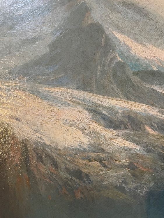 Leberecht LORTET. Le Cervin. Huile sur toile. Calame (Gebraucht) in St ...