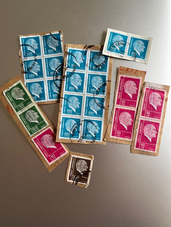 Lot de 24 timbres turcs - Ataturk - ʘ entre 1975 et 1977 (Gebraucht) in ...