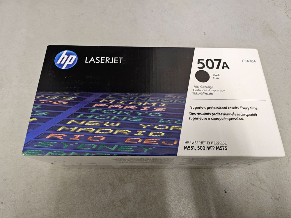 Original HP Toner 507A Black | Kaufen auf Ricardo
