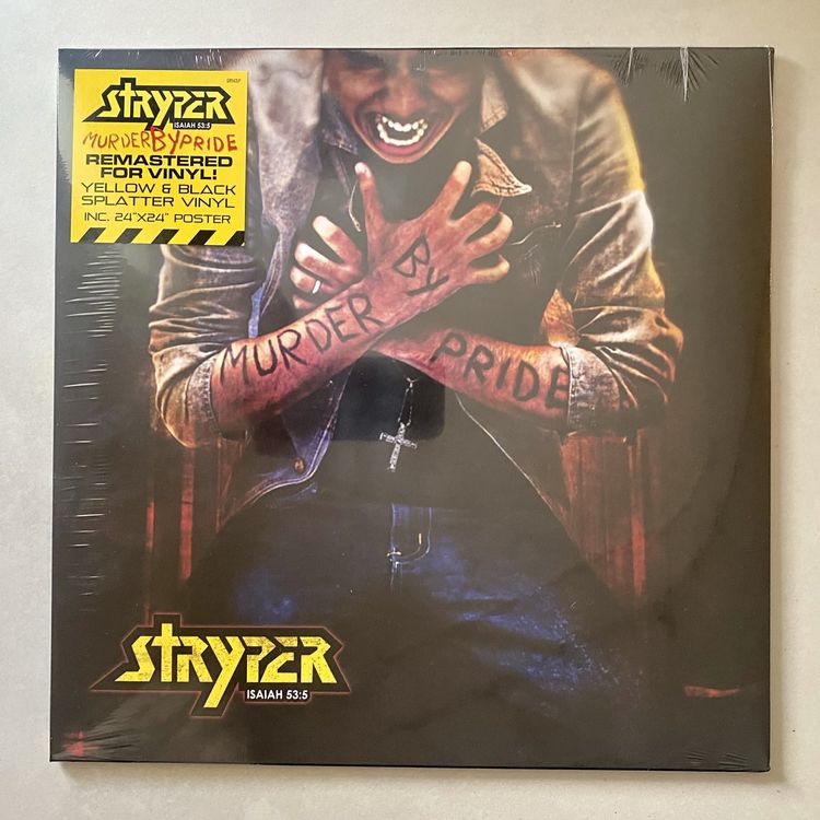 Stryper - Murder By Pride - Yellow & Black Splatter Vinyl (Neu und ...