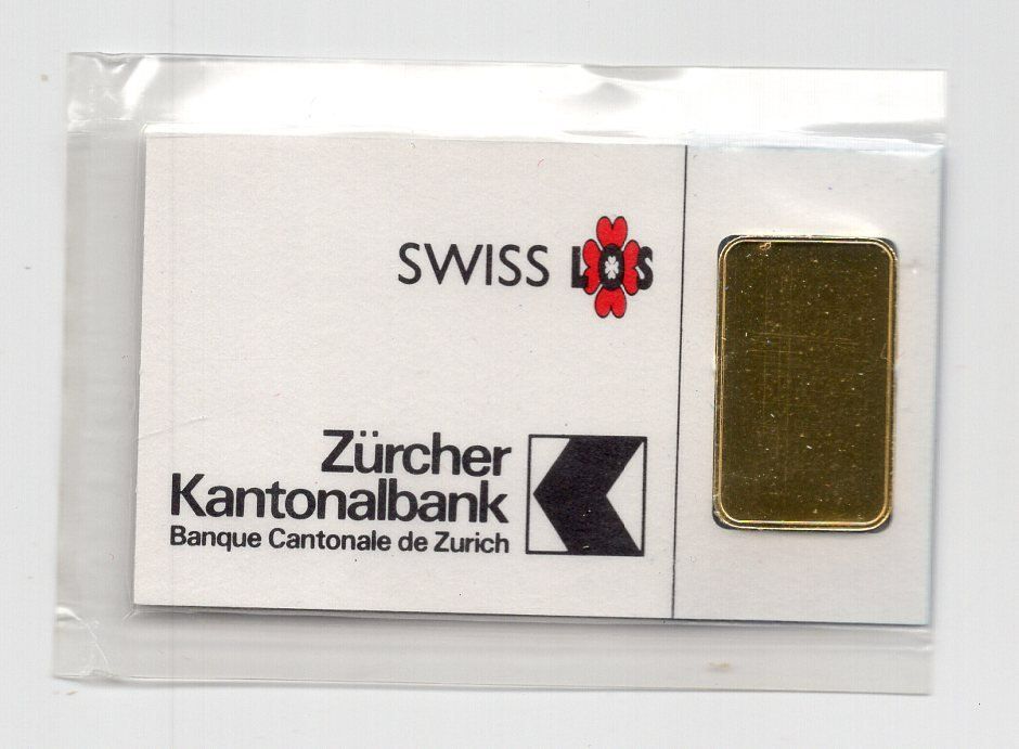 (241) 5 g Goldbarren KB mit Zertifikat (Gebraucht) in Rüthi (Rheintal ...