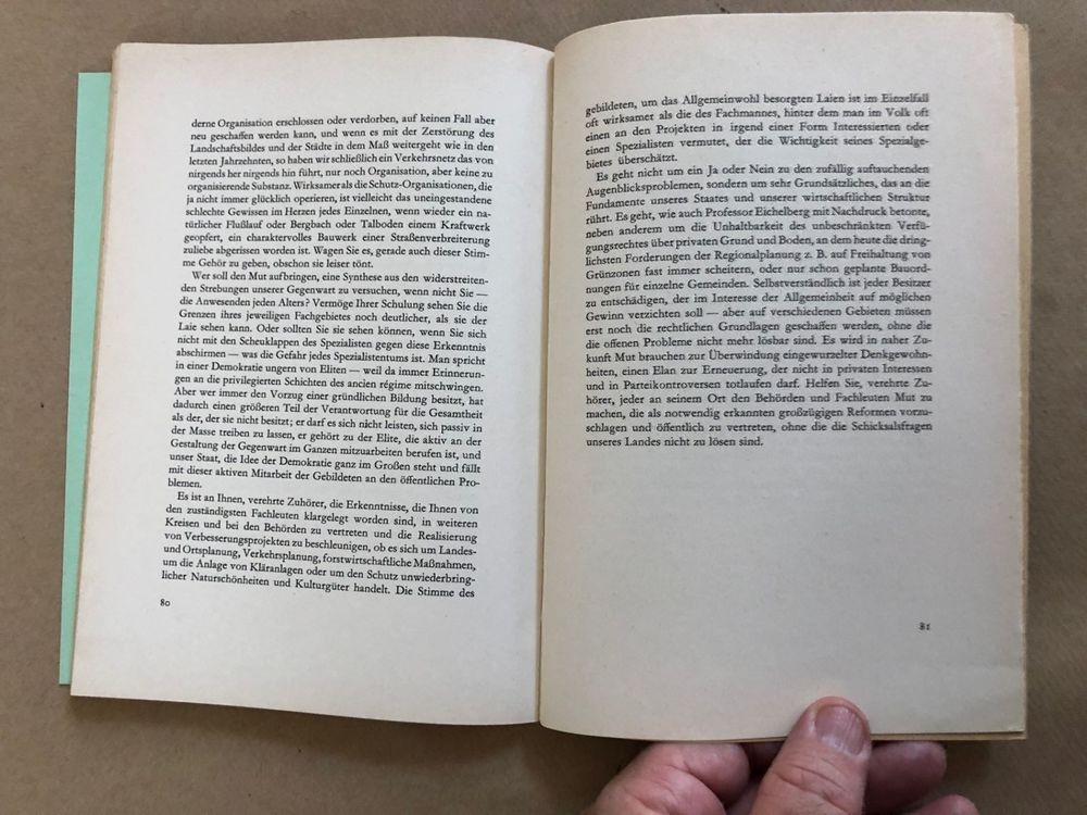 Arthur Rohn: Die Zukunft von Feld, Wald und Wasser 1958 (Gebraucht) in ...
