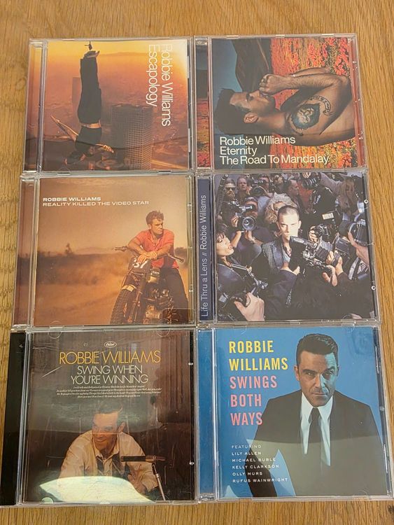 6 Stück CD Sammlung (davon 1 Single) - Robbie Williams (Gebraucht) in ...