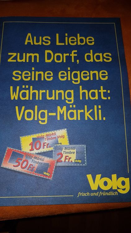 Volles Volg Markenheft 1000 | Kaufen auf Ricardo