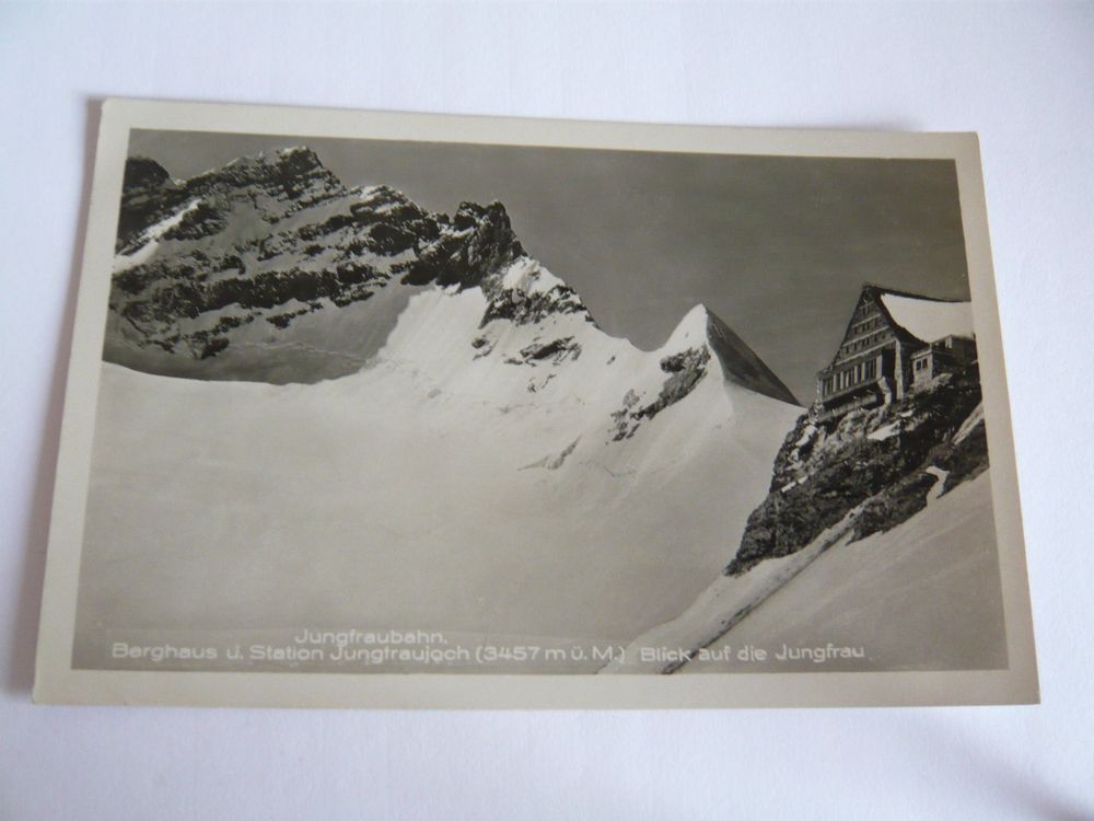 CARTE POSTALE BERGHAUS STATION JUNGFRAUJOCH | Kaufen auf Ricardo