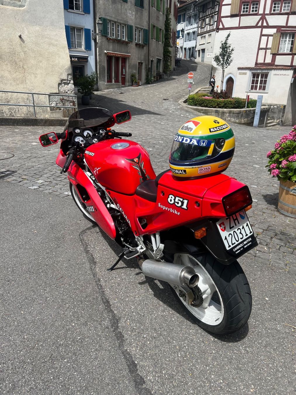 Ducati 851 1990 Veteran selten the Senna superbike (Gebraucht) in ...