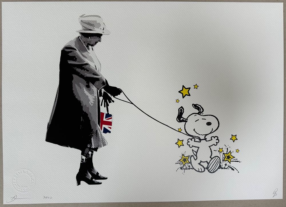 Death: Queen Elizabeth & Snoopy, signiert (Neu (gemäss Beschreibung)) in Meilen für CHF 39 – mit ...
