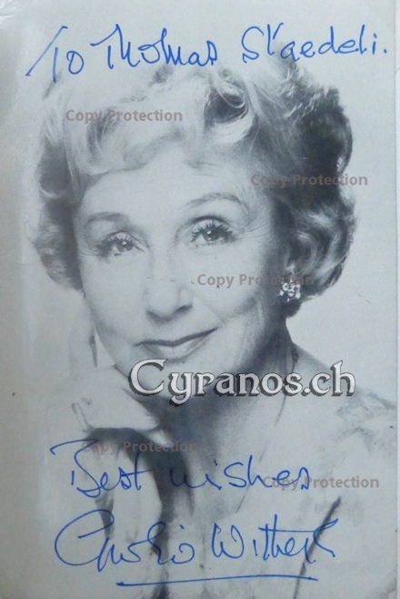 Googie Withers (1917-2011) Schauspielerin - Autogramm (Gebraucht) in ...