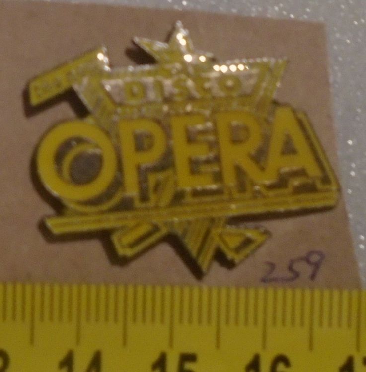 1 Disco Opera Pin (259) | Kaufen auf Ricardo