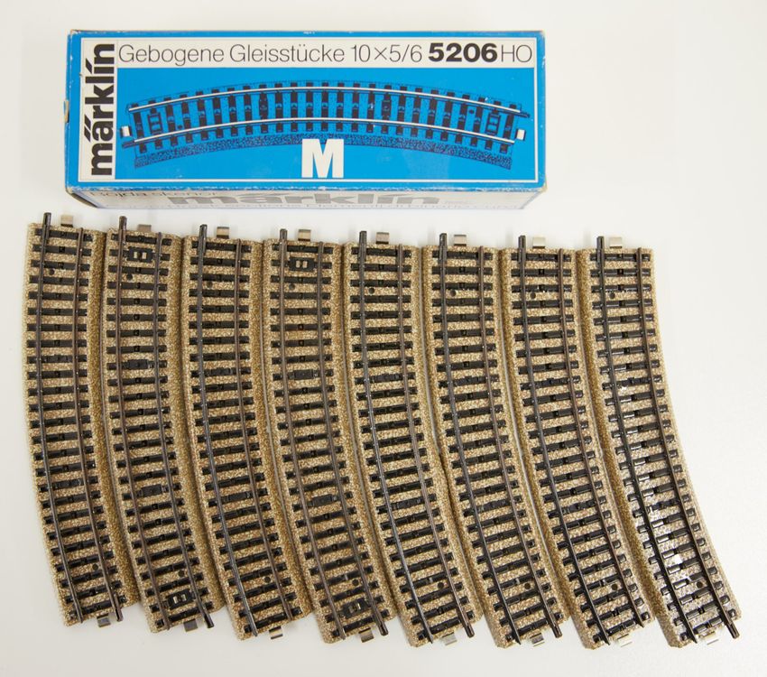 Märklin M Gleis 5206 gebogene Gleisstücke | Kaufen auf Ricardo