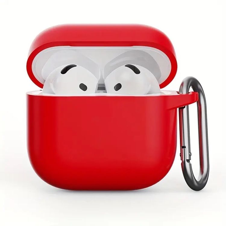Airpods 4 Hülle mit Karabiner Rot Air Pods (Neu und originalverpackt ...