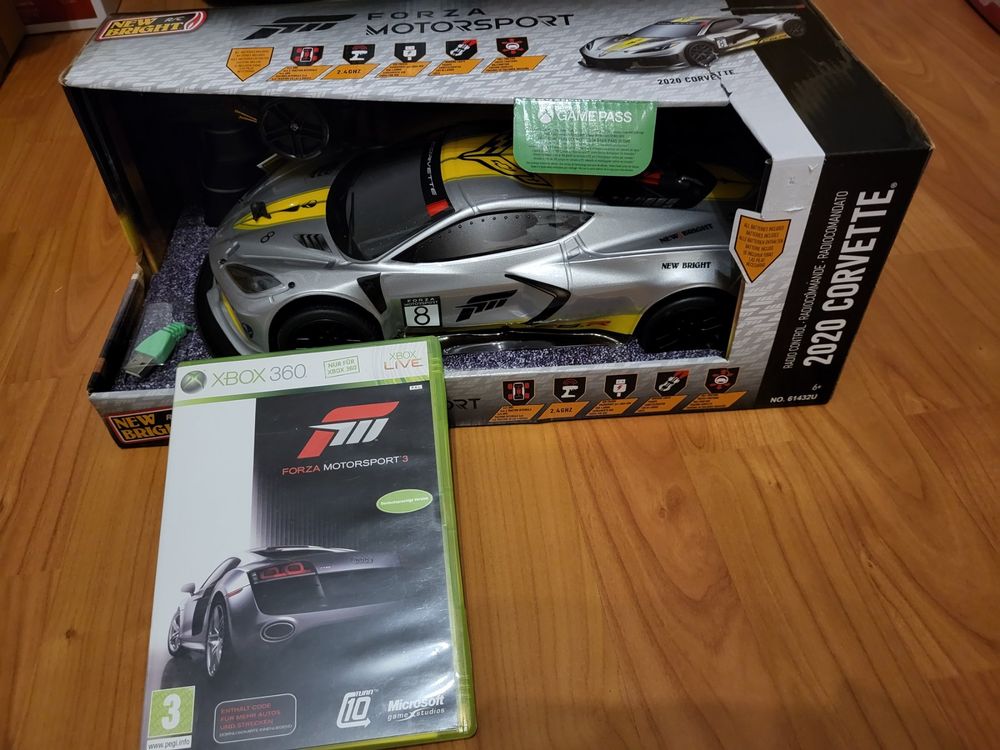 Forza Motorsport RC Corvette+Game Forza 3 Xbox 360 (Neu (gemäss ...