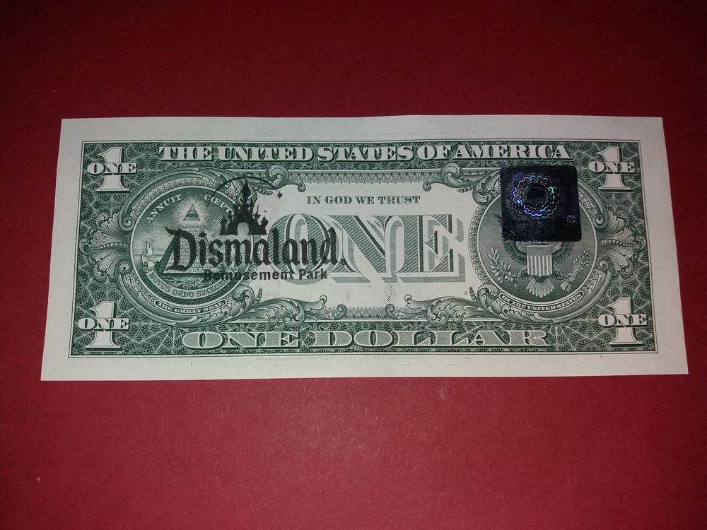 BANKSY echter Dollar ballon mädchen DISMALAND (Gebraucht) in ...