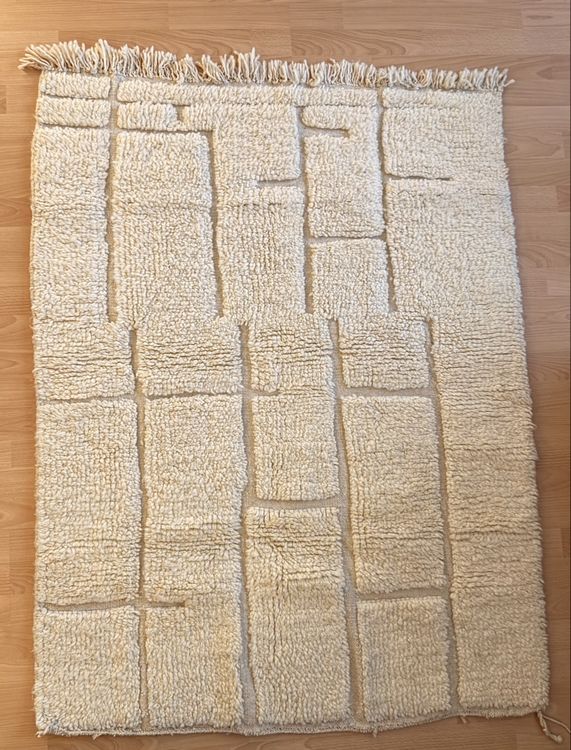 Authentic Berber Wool Rug – Handmade in Morocco (Neu (gemäss ...