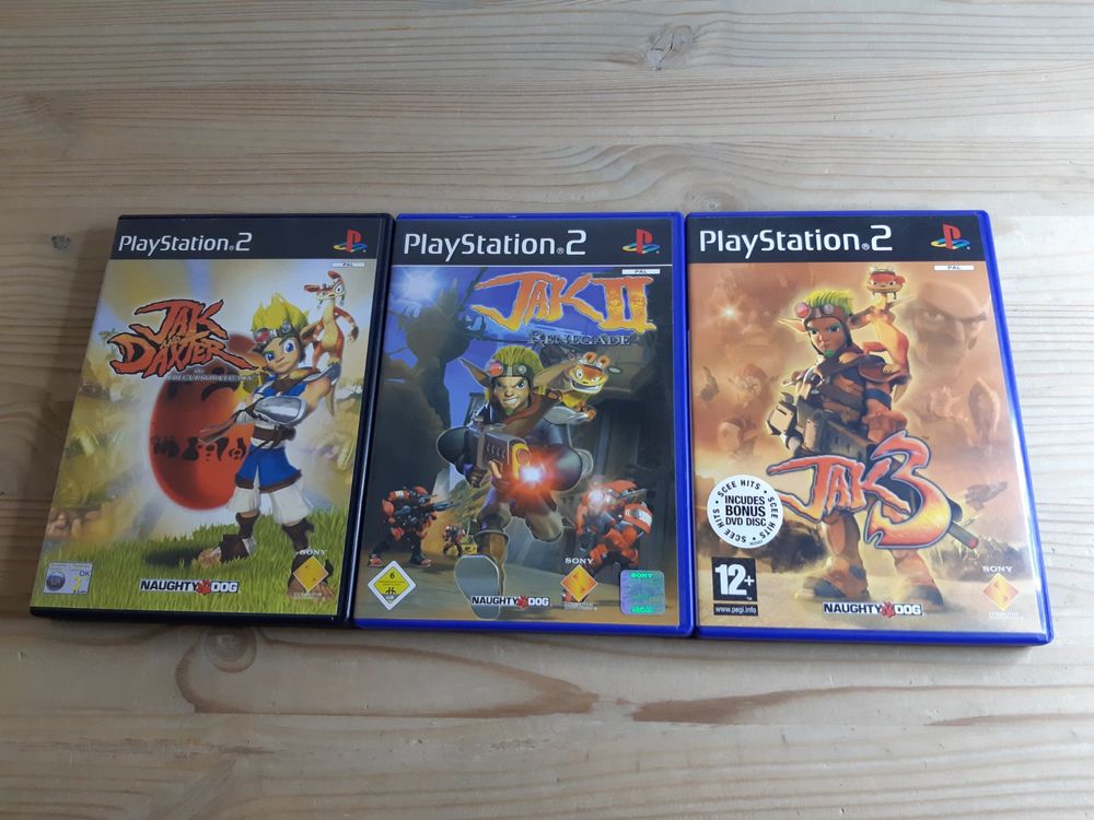 Jak and Daxter PS2 Set: Precursor Legacy + II 2 Renegade & 3 | Kaufen auf Ricardo