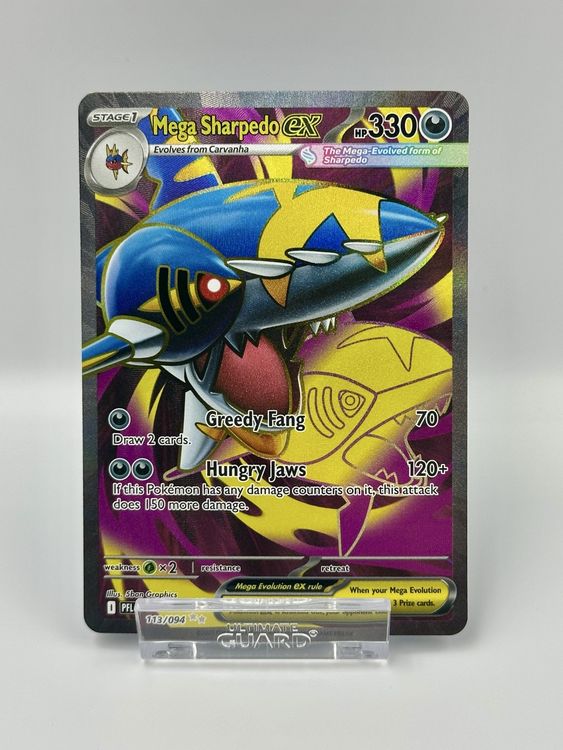 Pokémon TCG – Mega Sharpedo EX 113/094 (Neu (gemäss Beschreibung)) in ...
