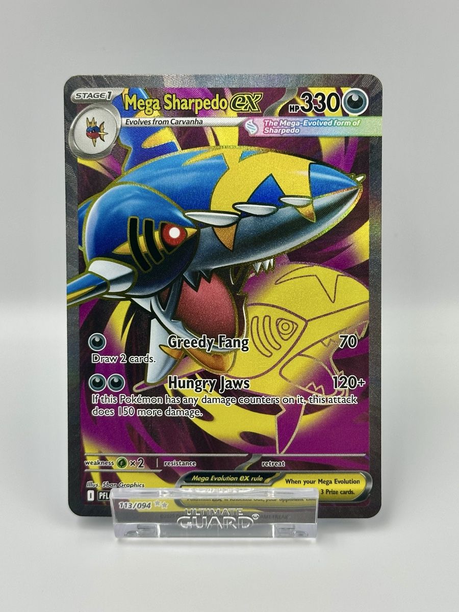 Pokémon TCG – Mega Sharpedo EX 113/094 (Neu (gemäss Beschreibung)) in ...