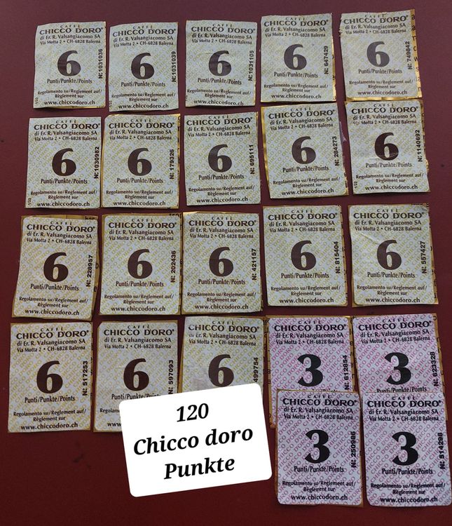 120 CHICCO DORO Punkte | Kaufen auf Ricardo