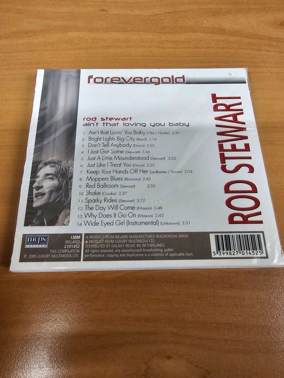 CD - Rod Stewart – Ain't That Loving You Baby - ORIGINALVERP | Kaufen auf Ricardo