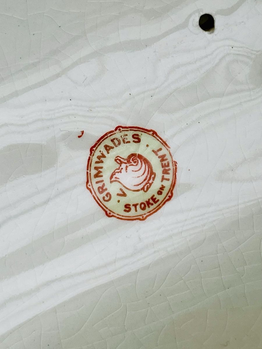 Boîte à beurre ou fromage Grimwades, décor floral (D'occasion) à Genève ...