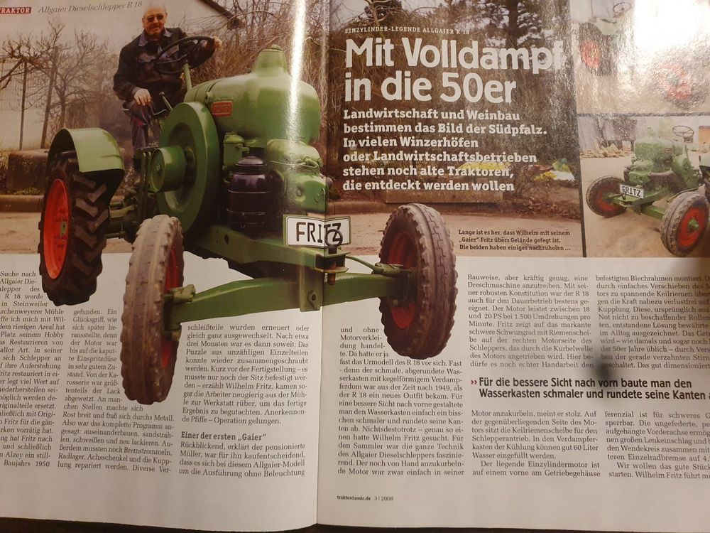 Traktor Classic 3/08 Hanomag Schlüter 5000 DDR Traktoren xa (Gebraucht) in Flawil für CHF 15 ...