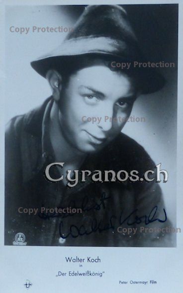 Walter Koch (1934) Schauspieler - Autogramm (Gebraucht) in Dietikon für ...