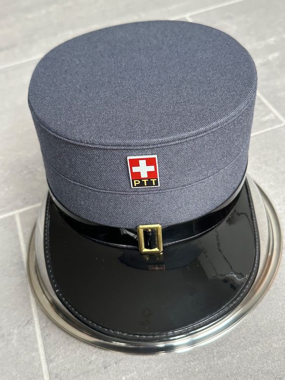 PTT POST UNIFORM HUT MÜTZE BRIEFTRÄGER PÖSTLER GEBRAUCHT | Kaufen auf ...