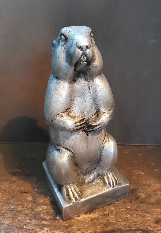 Vintage Murmeltier Aluguss Skulptur Figur (Gebraucht) in Arbon für CHF ...