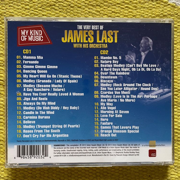 JAMES LAST-2CD THE VERY BEST OF (Gebraucht) in Rorschacherberg für CHF ...