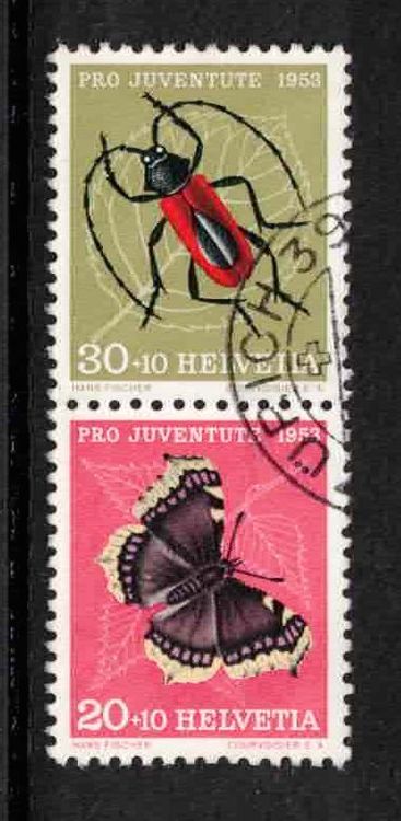 1953 aus PJ-Kehrdruckbogen Z41 ʘ, Kat.80.- (Neu (gemäss Beschreibung)) in Nuglar für CHF 6 – mit ...