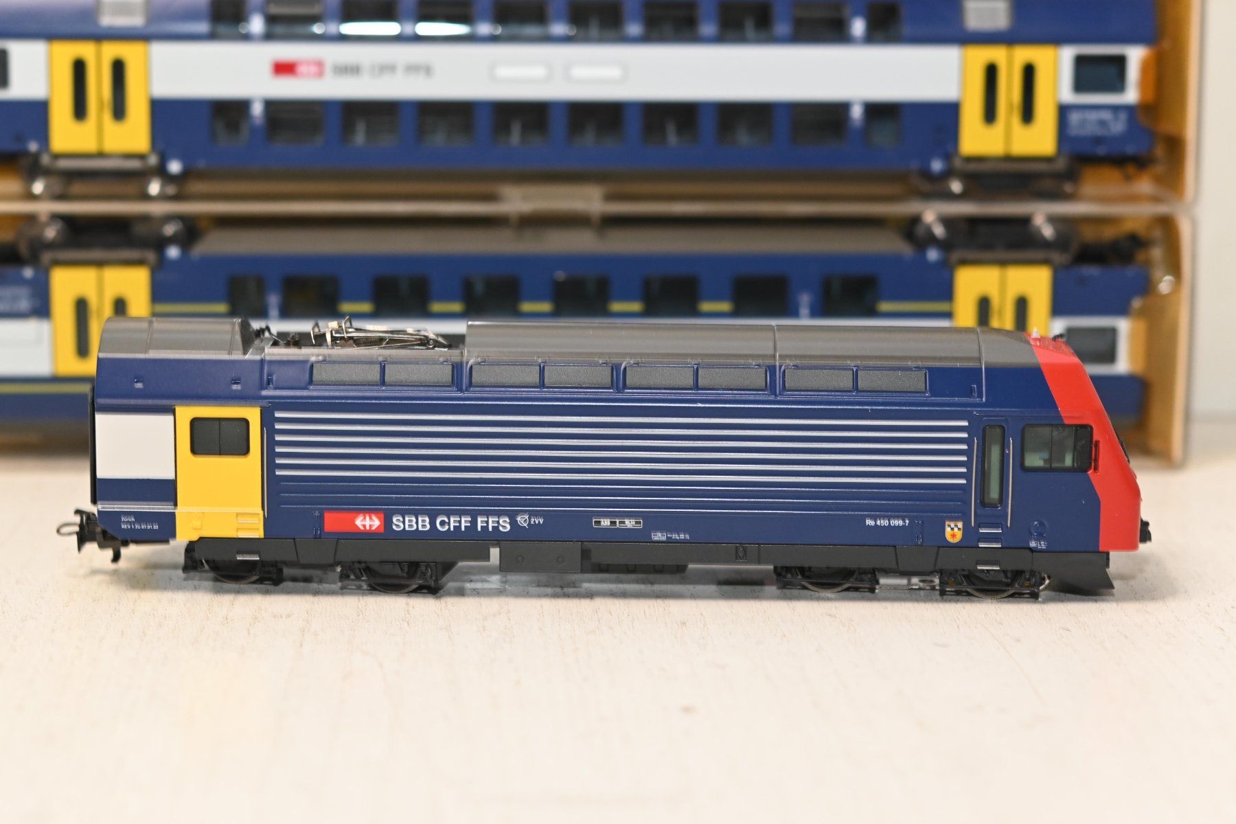 ZVV S Bahn Komposition Fleischmann /Hag HO/AC mit OVP (Gebraucht) in ...