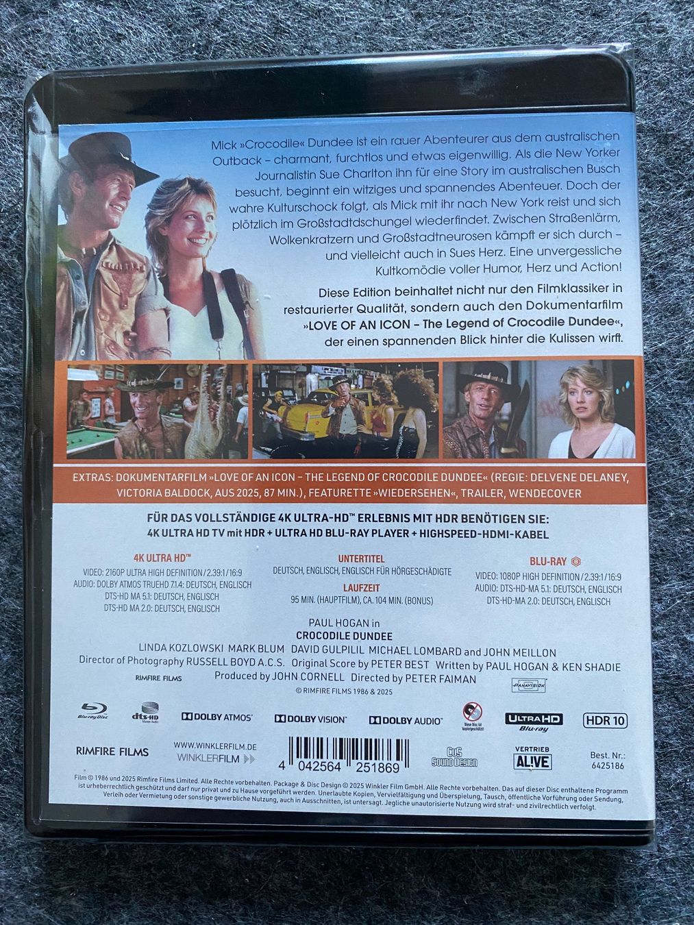Crocodile Dundee - 4K Ultra HD Blu-ray - Neu & OVP! (Neu und ...
