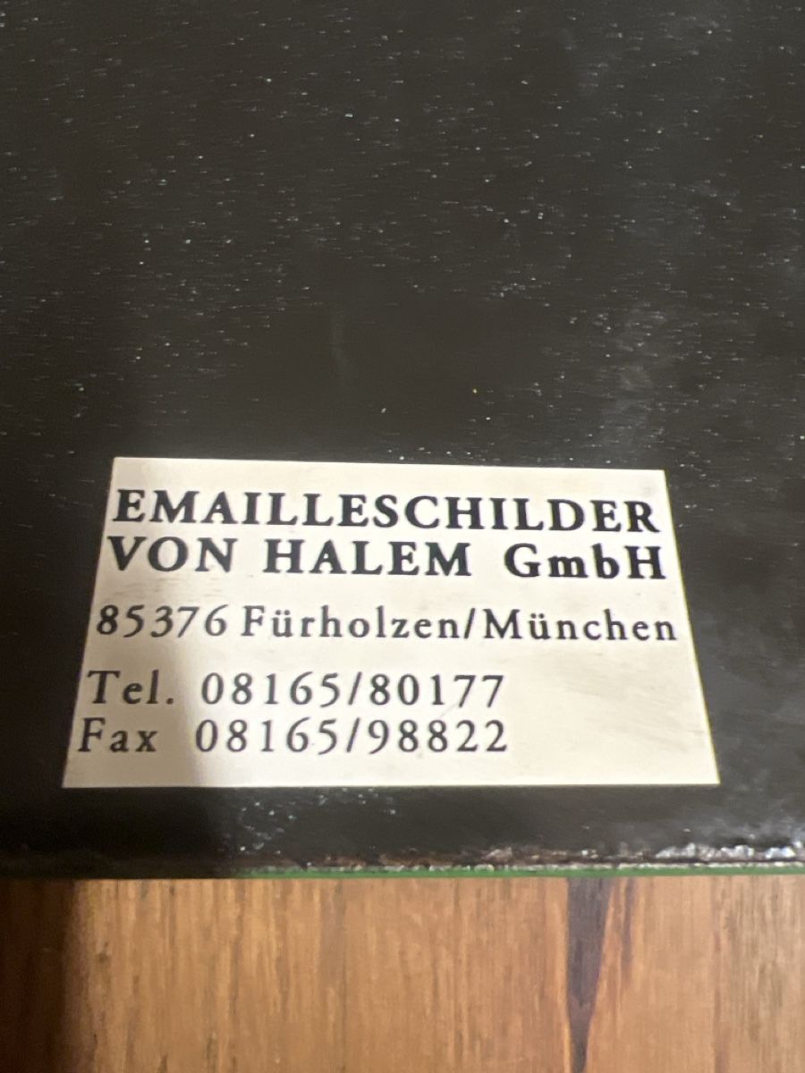 Heineken Ave. Emailschild 95cm Sammlerstück - Top Zustand! M (Gebraucht ...