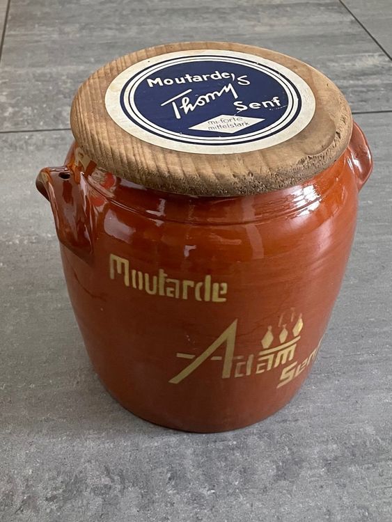 Thomy Senf Topf - Moutarde - braun - Adam - Vintage (Gebraucht) in ...